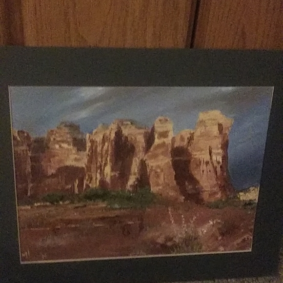 Malcolm Langdon | Art | Vintage Oil On Board Titled Sedonamalcolm ...